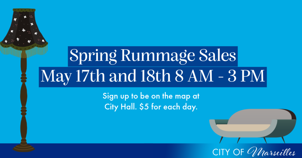 Spring Rummage Sales - Marseilles, Illinois